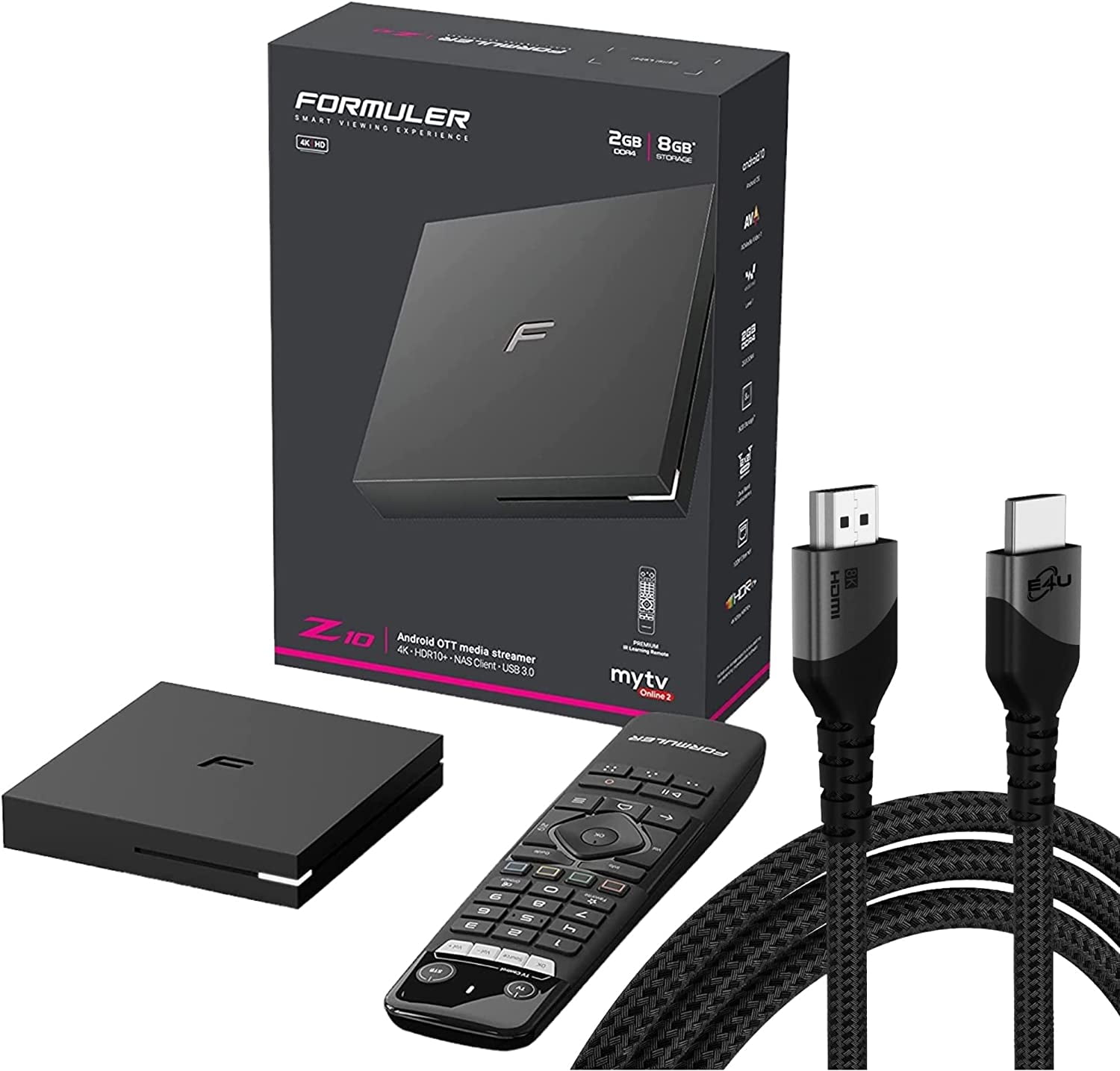 Formuler Z10 Android 10, Dual Band 5G, 2GB RAM, 8GB ROM, 4K Resolution ...