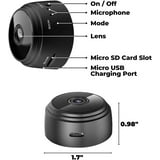Secret Scope Magnetic Mini Security Camera, 1080p Hd Wireless Night ...