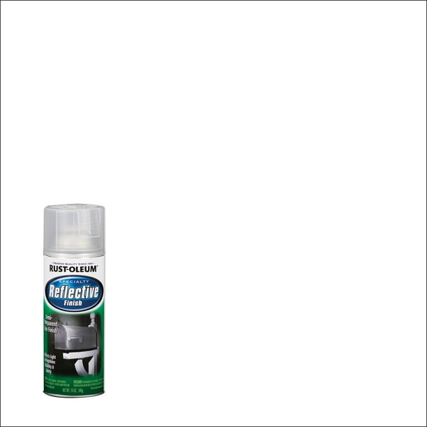 Clear, Rust-Oleum Specialty Reflective Finish Spray- 10 oz, 6 Pack ...