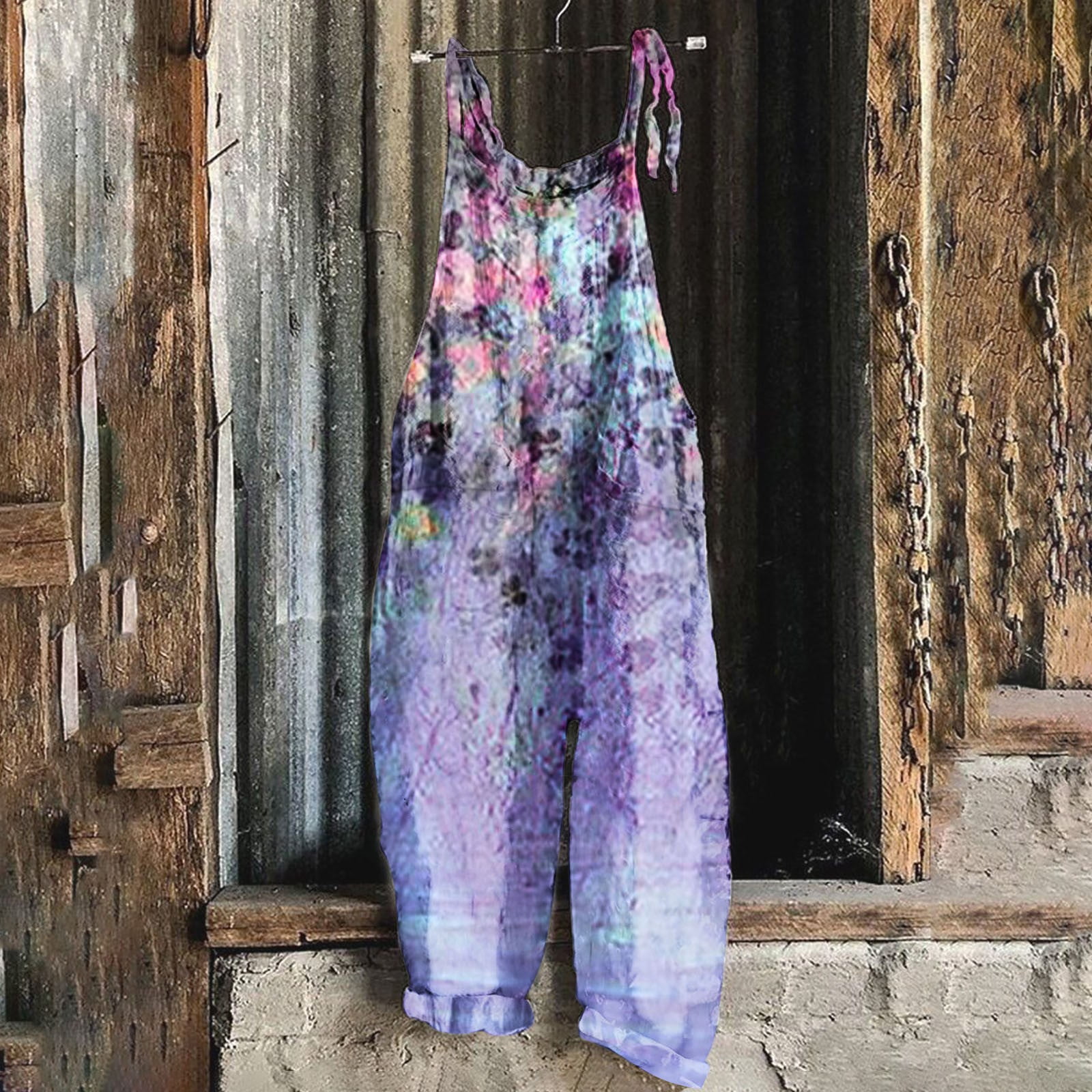 Yuwull Boho Overalls for Women Elegant Jumpsuit, Women's Hippie ...