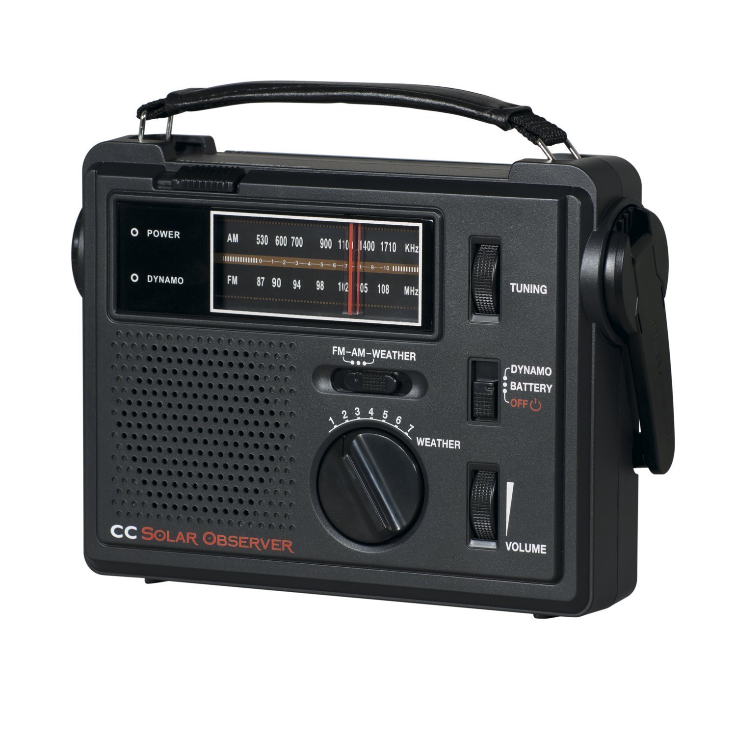 C Crane Solar Emergency AM/FM Weather Radio with built-in LED ...