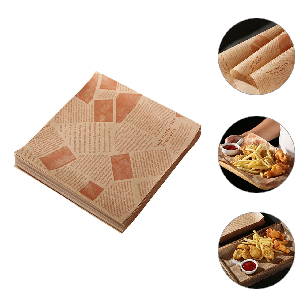 Click here for Showeroro 100 Sheets Light Brown Burger Wrappers M... prices