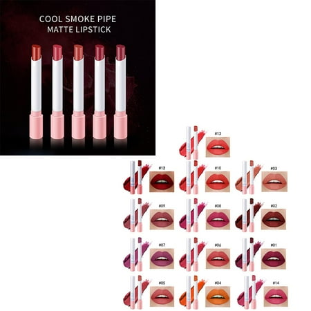 Cigarette Lipstick Set Matte Lipstick Velvet Matte Lipstick Small ...