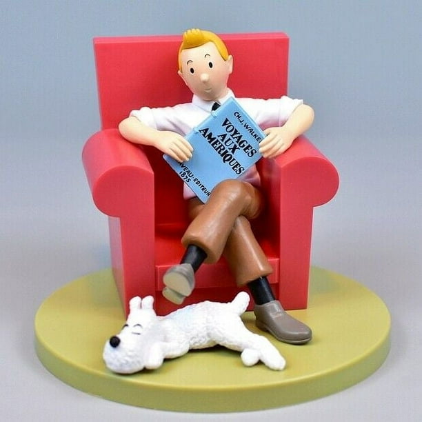 The Adventures of Tintin Tintin Figurine PVC Statue Large Figure 14cm ...