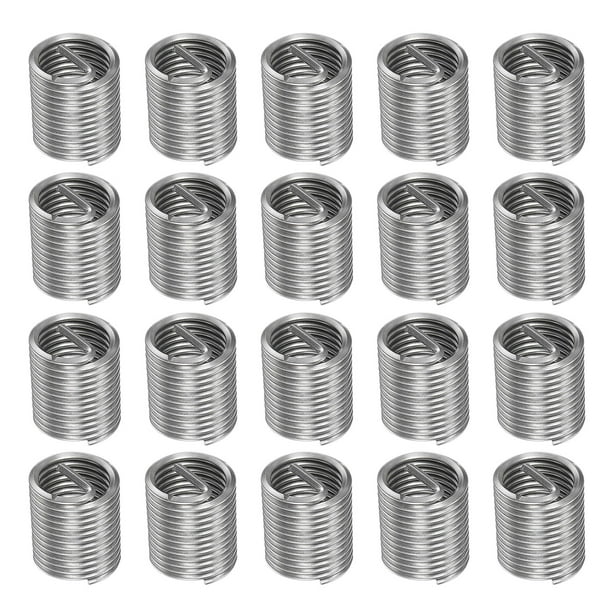 Uxcell M16 x 2 2D 32mm 304 Stainless Steel Wire Thread Insert Threaded ...