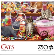 Buffalo Games 750-Piece Closet Cats Interlocking Jigsaw Puzzle ...