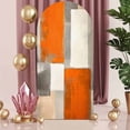 Abstract Orange Grey White Graffiti Arch Backdrop Cover Stretchy ...