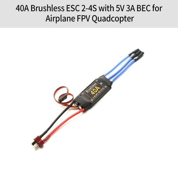ESC,Bec 3.5mm Banana With 5v 3a 40a Esc 2-4s Esc 2-4s Speed 3a Bec 3 ...