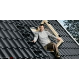 Velux Gxu-Ck06 22-1/8 X 46-7/8" Manual Vent Roof Access Window - Grey ...