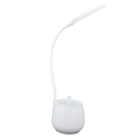 Desk LED Light, Swan Neck LED Desk Lamp With Pen Holder For Table ...