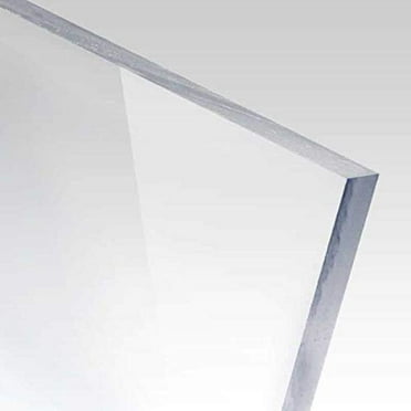 Clear Acrylic Plexiglass Sheet - 1/4" Thick Cast - 12" x 24" - Walmart.com
