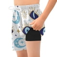 BZSMCE Swim Shorts Magic Evil Eye For Quick-Dry Shorts With Anti-Chafe ...
