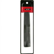 ACE Fine Tooth 5-Inch Pocket Hair Comb, Black, Precision-Engineered for ...