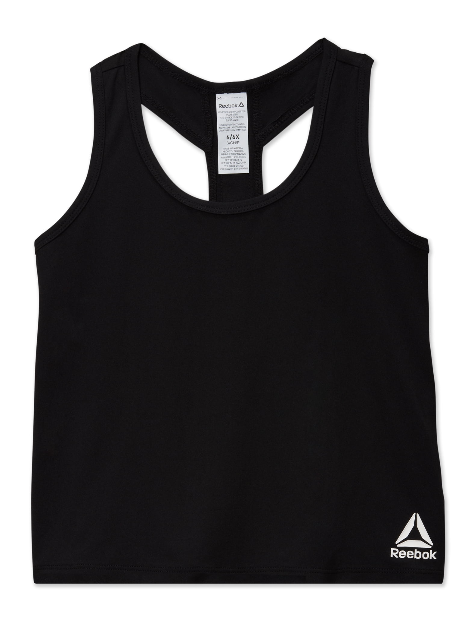 Reebok Girls Racerback Tank, Sizes 4-18 - Walmart.com