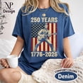 CLOTEX Comfort Colors Abraham Lincoln Guitar Shirt, 4th of July 250th ...