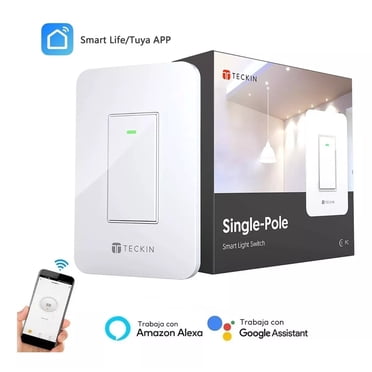 GoControl In-Wall Smart On/Off Switch, 500 Series, Hub Required ...