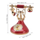 Vintage Telephone Alarm Clock Elegant Retro Table Clock Accurate Time ...