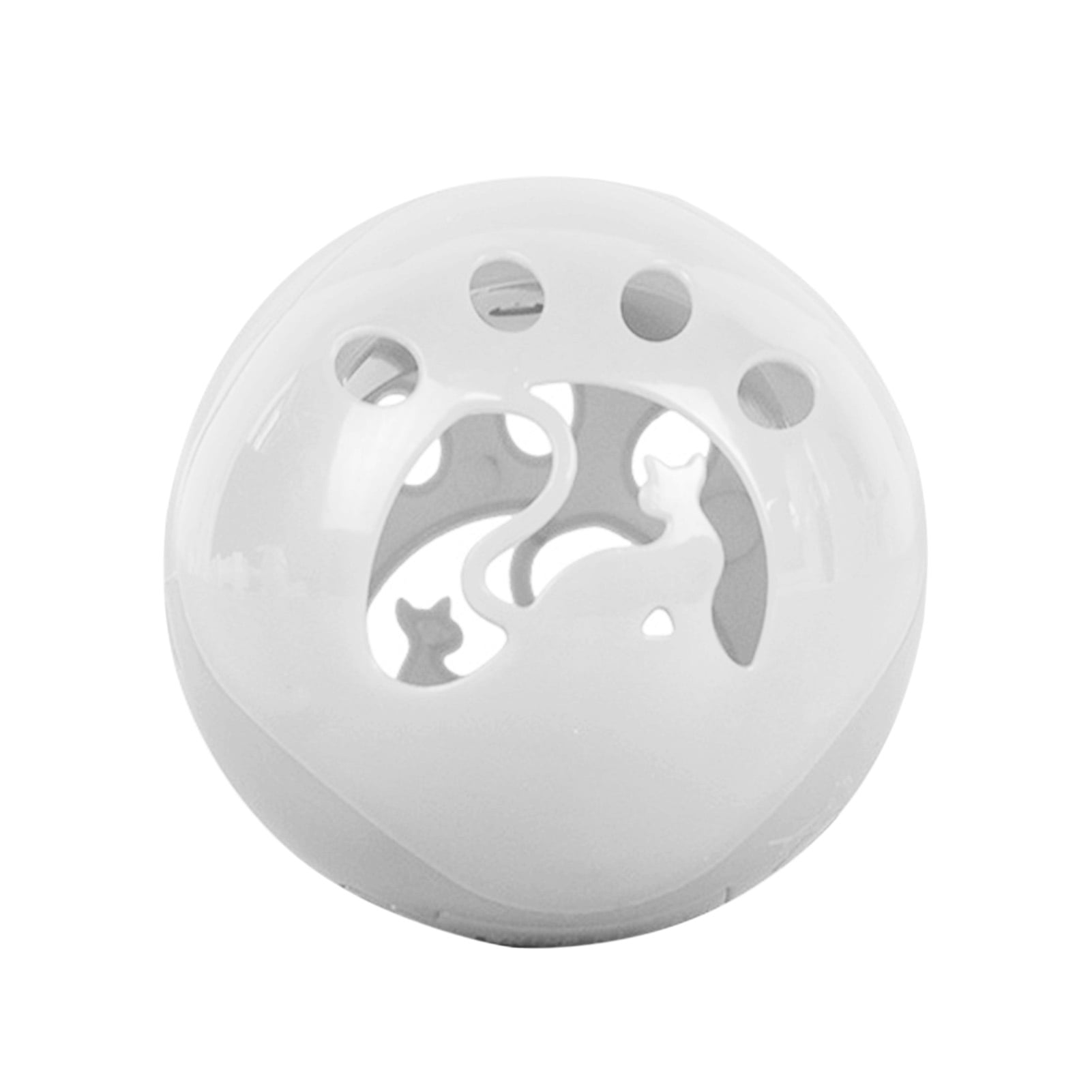 Reheyre LED Sound Flashing Funny Rolling Bell Ball Interactive Cat Toy ...