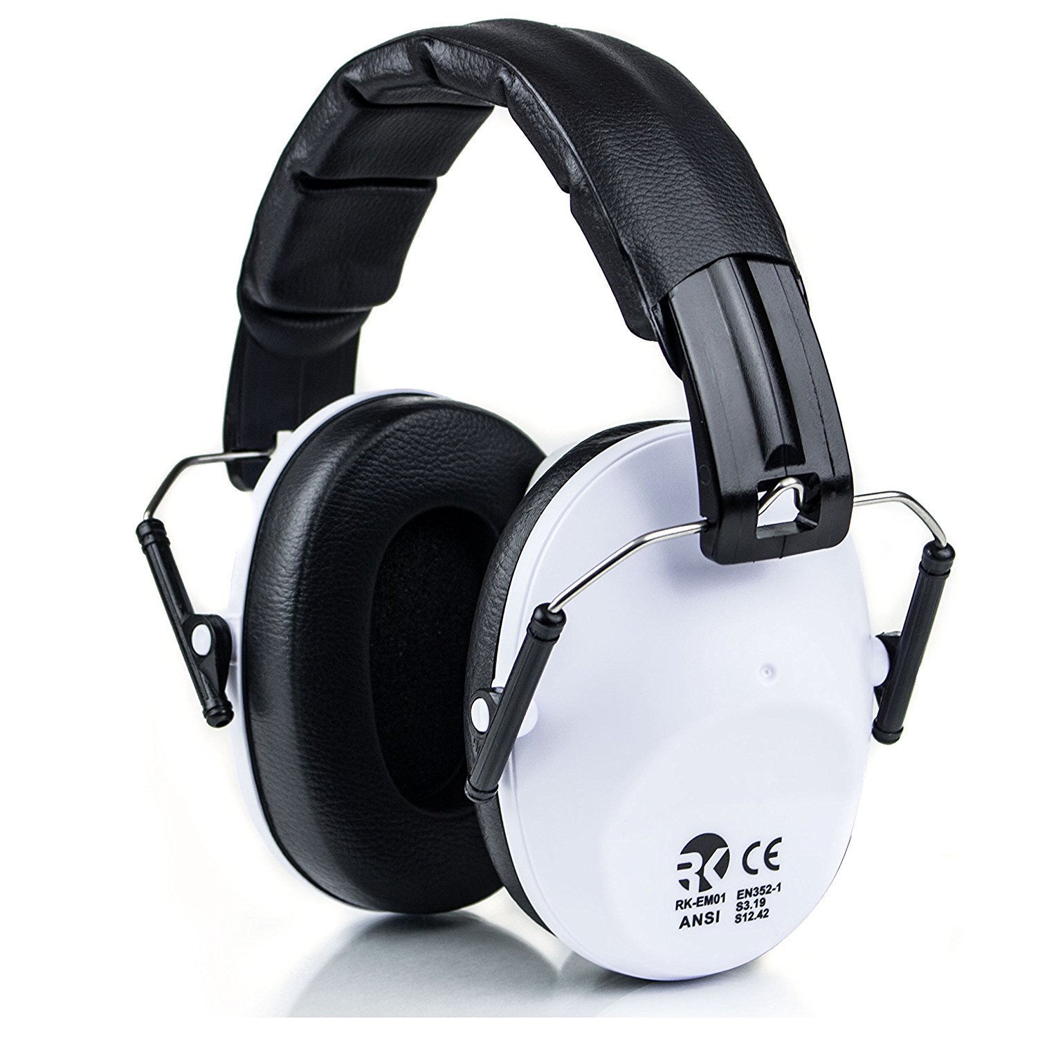 RK Safety Ear Muffs - White / RK-EMO01WH - Walmart.com
