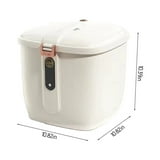Guozer Airtight Rice Dispenser-Cover Rice Bucket For Cereal Grain Flour ...