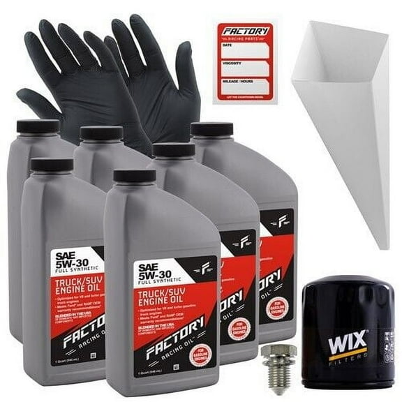 Factory Racing Parts Oil Change Kit Compatible with Dodge Charger 3.5L ...