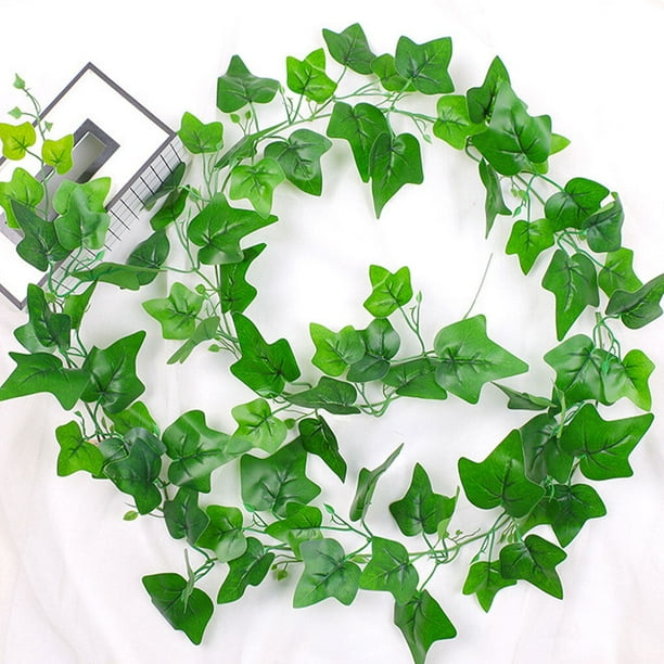 pitrice Artificial Hanging Vine Leaf Fake Green Plants Artificial ...