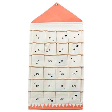 Large Wall Hanging Calendar Reusable Hanging Bag Closet Organizers with ...