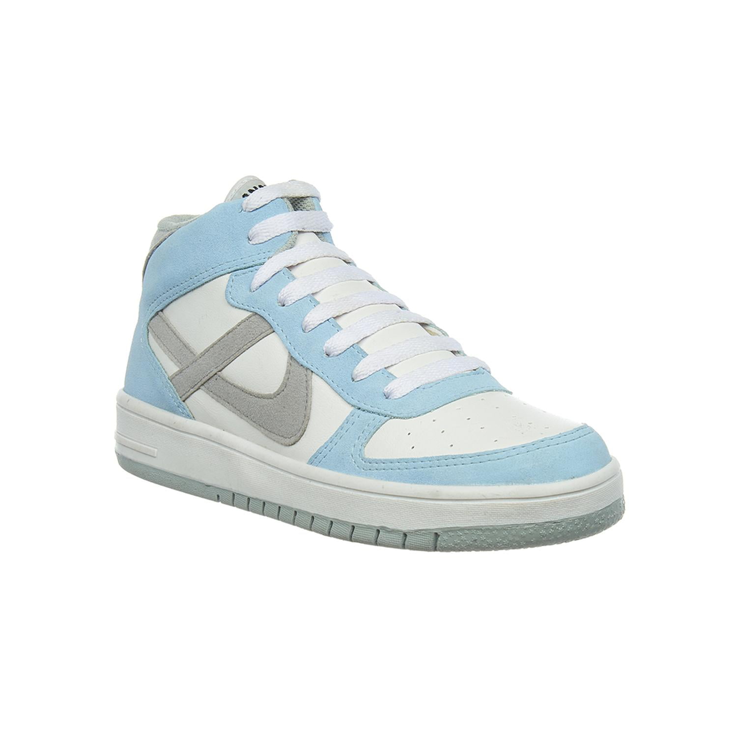 Tenis Panam Botín Mujer Juvenil Tipo Piel Azul Casual azul 25 Panam ...