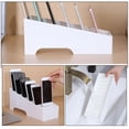 BESTYASH Desktop Multi Grid Phone Storage Box White for Office and ...