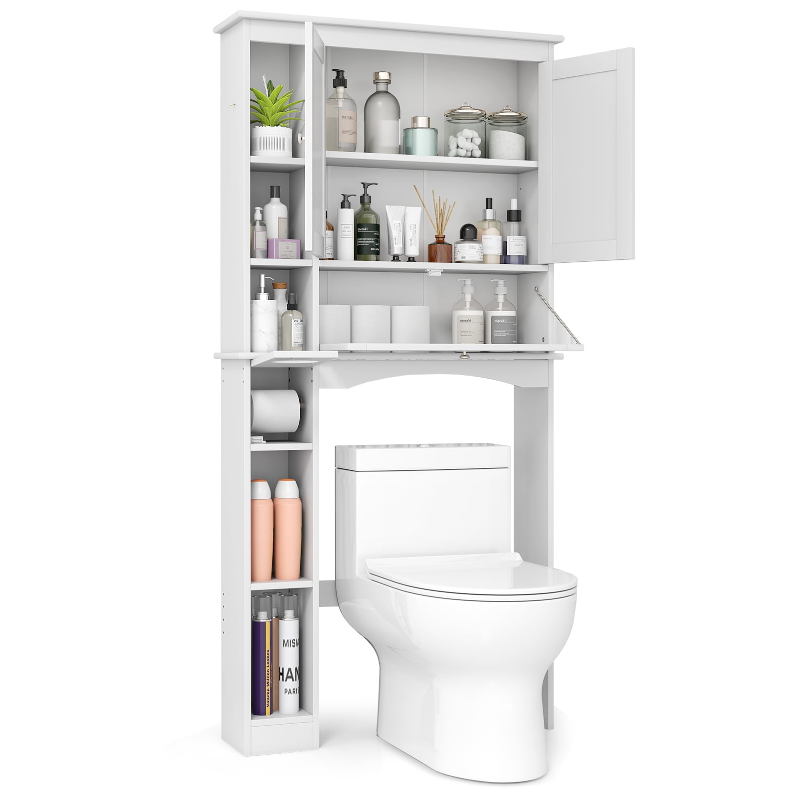 Click here for Costway Over The Toilet Storage Cabinet Bathroom S... prices