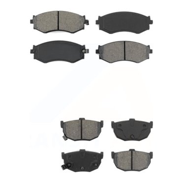 SIM Rear Semi-Metallic Disc Brake Pads and Wear Sensors Kit for Car ...