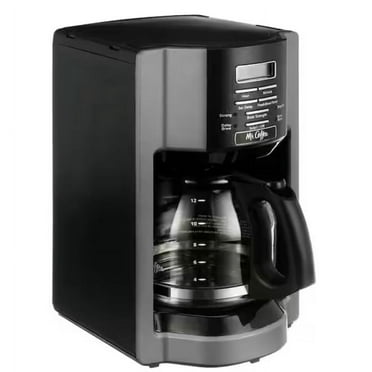 Mr. Coffee 12-Cup Programmable Coffeemaker with Rapid Brew and Water ...