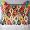 Bohemian Floral Backdrop for Photography, Moroccan Exotic Colored ...