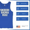 Skibidi Sigma Rizz Men's Tank Top Funny Goat Gyatt Meme Zoomer Viral ...