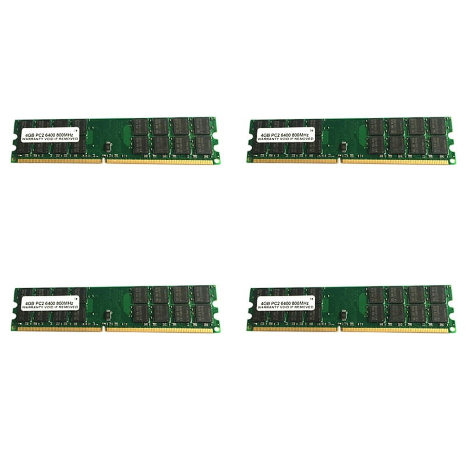 Memoria RAM DDR2 4X de 4 GB, 800 MHz, para escritorio, PC2-6400, 240 pines, DIMM, para AMD ...