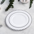 128 Piece Disposable Plastic Dinner Plates Combo, Heavy Duty 7 Inch and ...