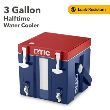 RTIC Halftime Water Cooler, 3 Gallon, Hard-Sided, Insulated Drink ...