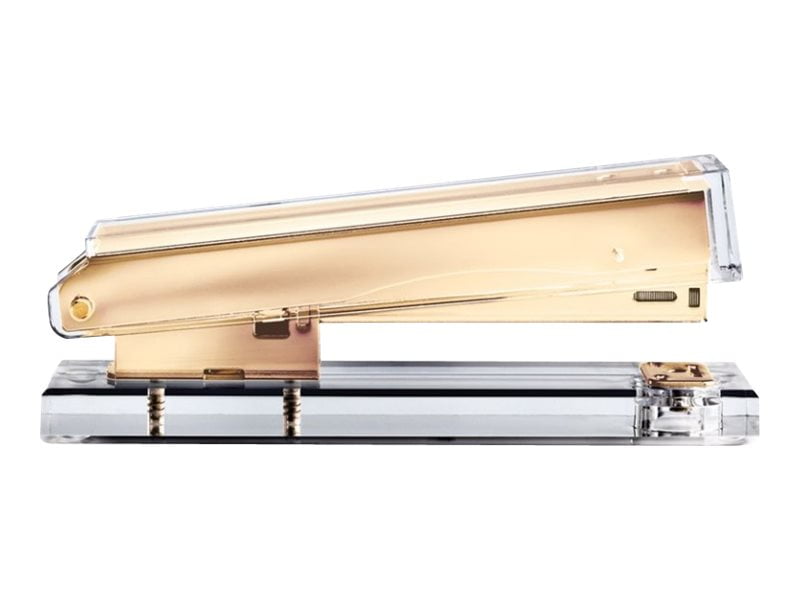 russell+hazel - Stapler - acrylic - clear, gold tone - Walmart.com