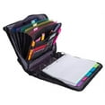 Case It Zipper Binder with Exterior Book Holder, 2 inch, Blue,X-351-FF ...