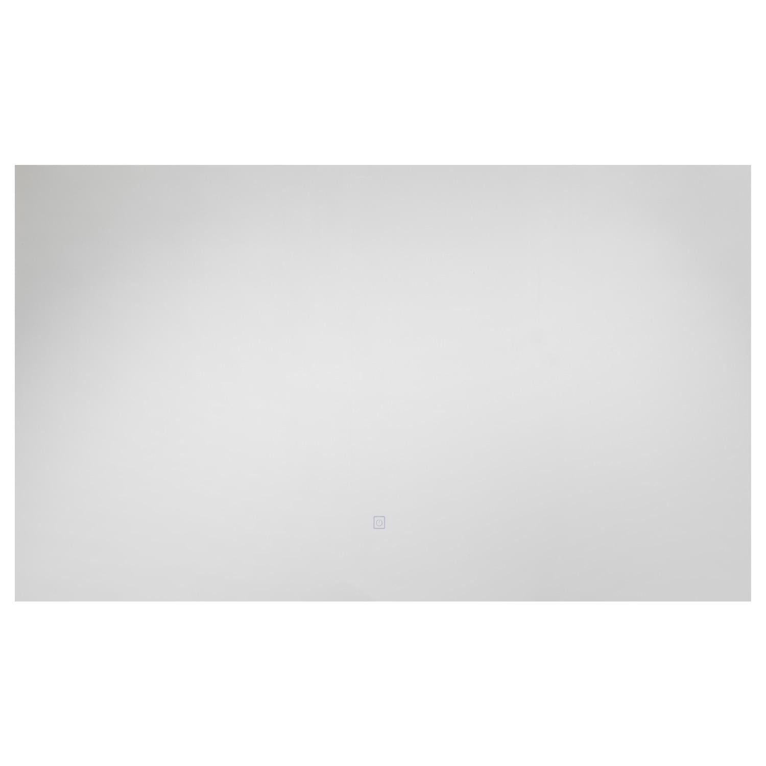 Espejo Rectangular 120x65 cm Para Baño Maquillaje Afeitar Decorativo Sistema Touch IP44 Con Luz ...