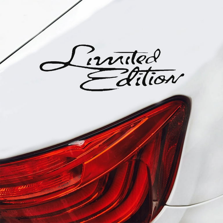 Limited Edition Car Sticker