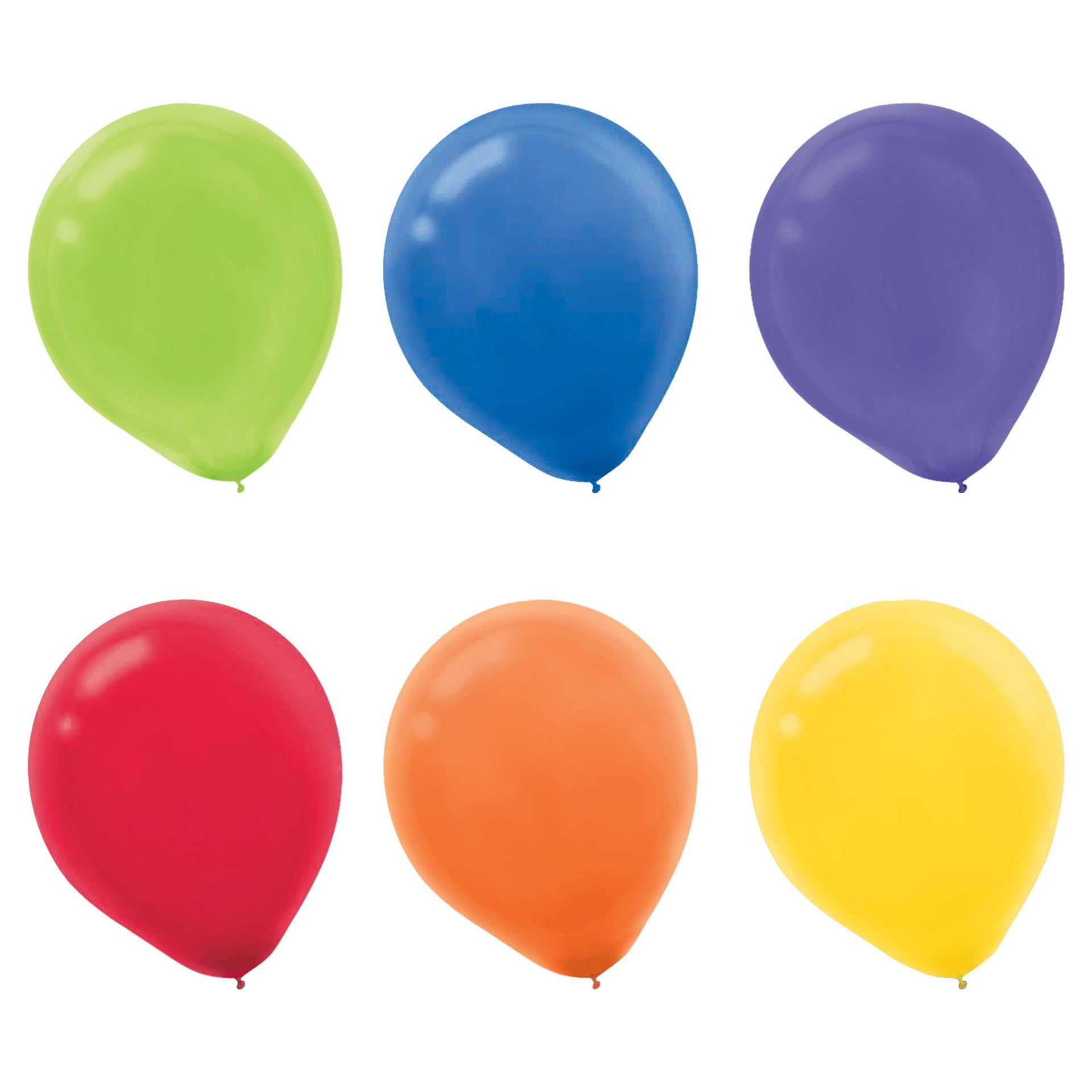 5 inch Latex Balloons Pkg/50 - Walmart.com - Walmart.com