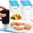 Handheld Vacuum Food Sealer Machine Cordless for Zipper Bags and Food Saver Fresh Vacuum Seal ...
