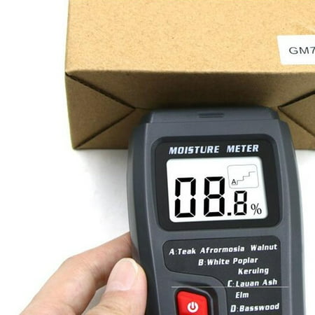 EMT01 Wood Moisture Tester Meter Wooden Floor Carton Measurement ...