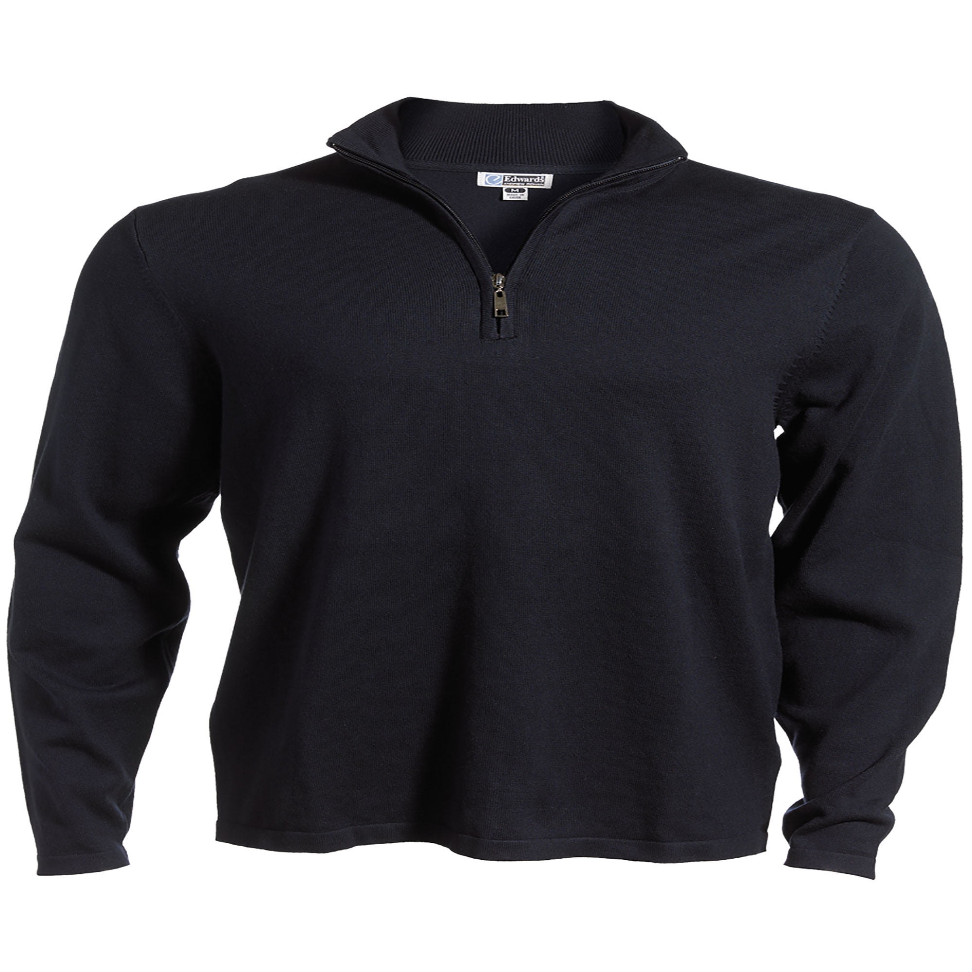 Edwards Garment Long Sleeve 1/4 Zip Fine Gauge Sweater, Style 4072 ...