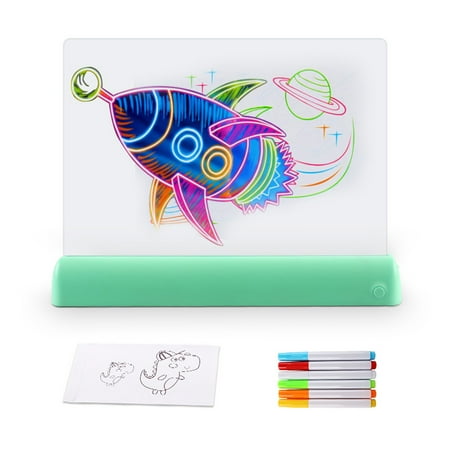 Kids Drawing Pads Light Up Doodle Boards Colorful Writing Doodle Tablet ...