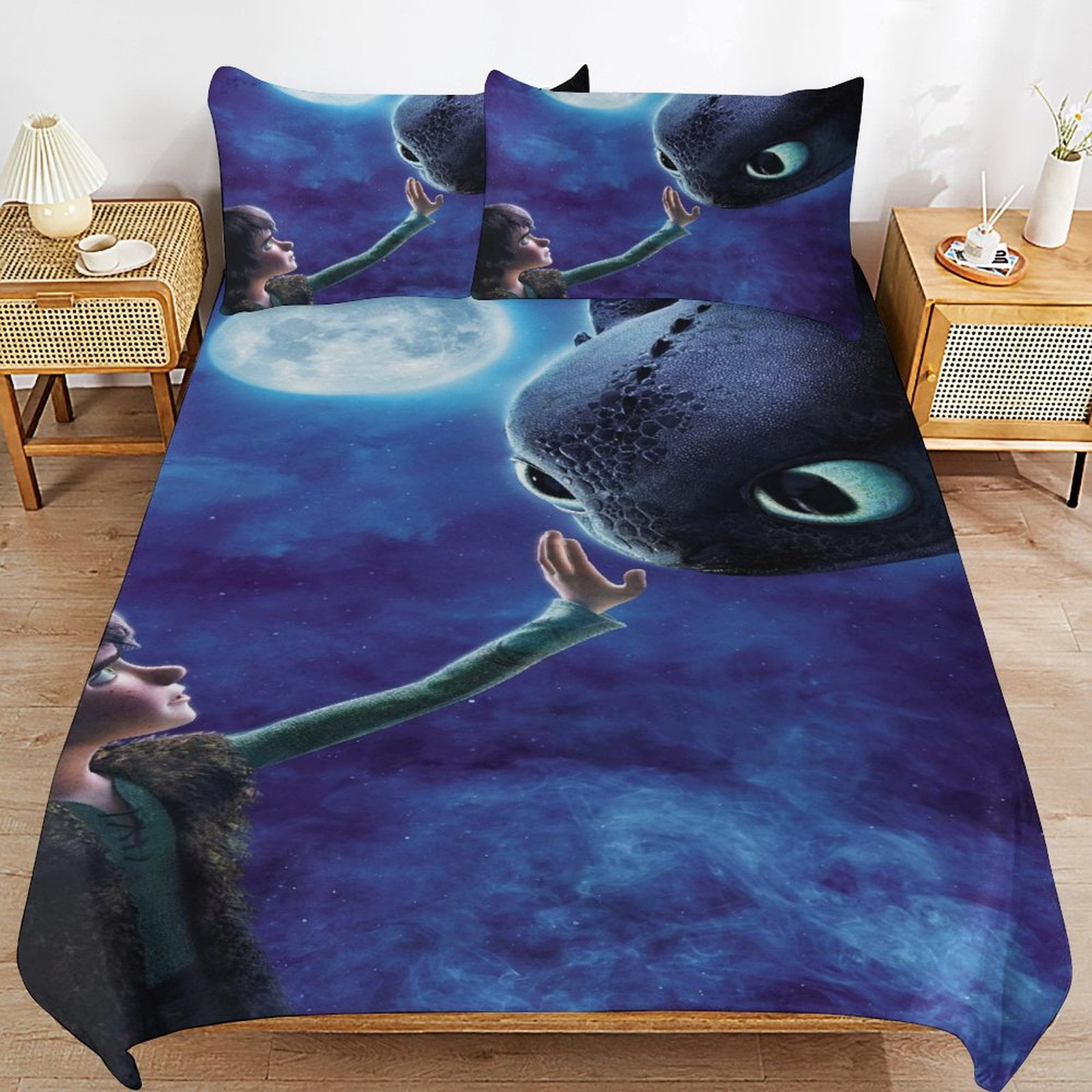 Click here for Yingd How To Train Your Dragon Bed Duvet Cover Mic... prices