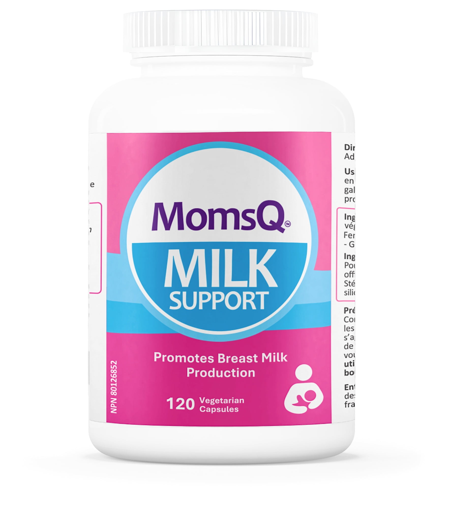 MomsQ Milk Support, Lactation Booster for Breastfeeding Moms, Promotes ...