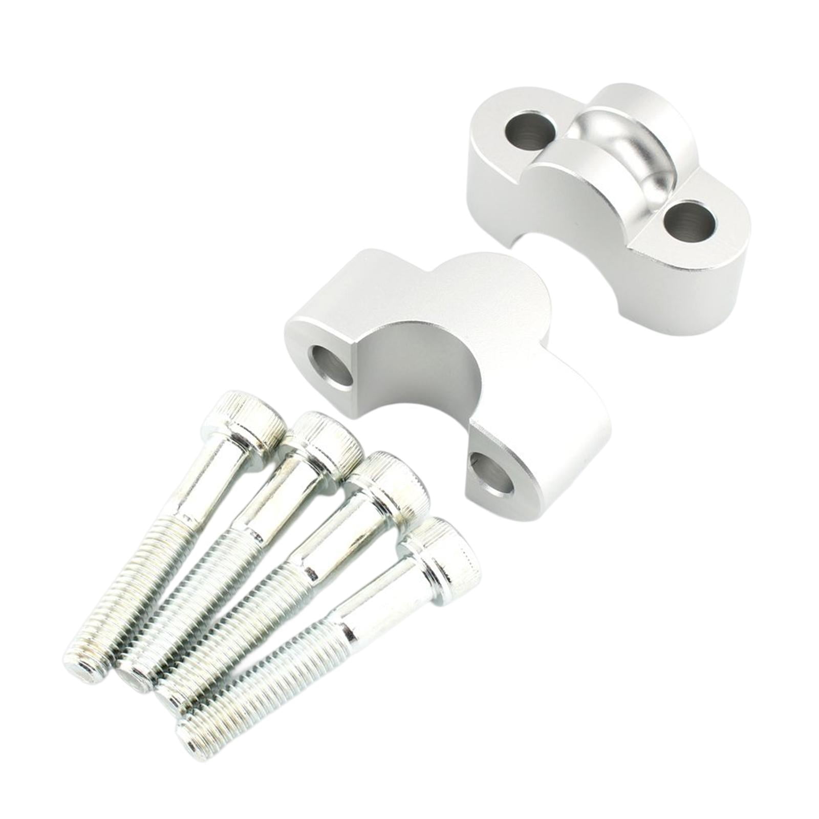 2Pcs Handlebar Risers, Bar Mount Clamp, Aluminum, 20mm Handlebar Riser ...