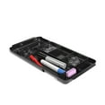 TRU RED 7-Compartment Expandable Plastic Drawer Organizer Black TR58204 ...